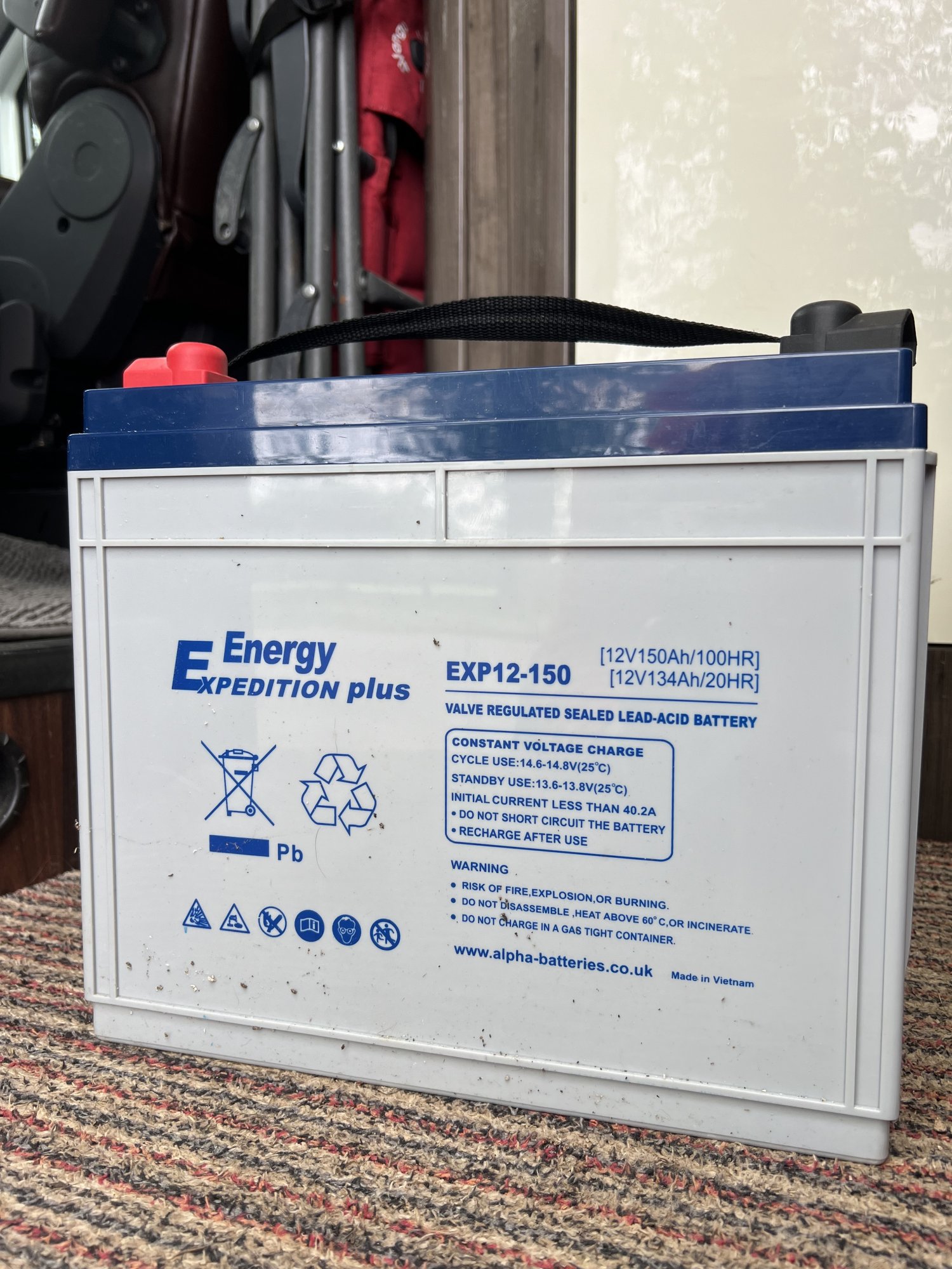 EXPEDITION PLUS 150AH AGM BATTERY UNUSED | Wild Camping for Motorhomes