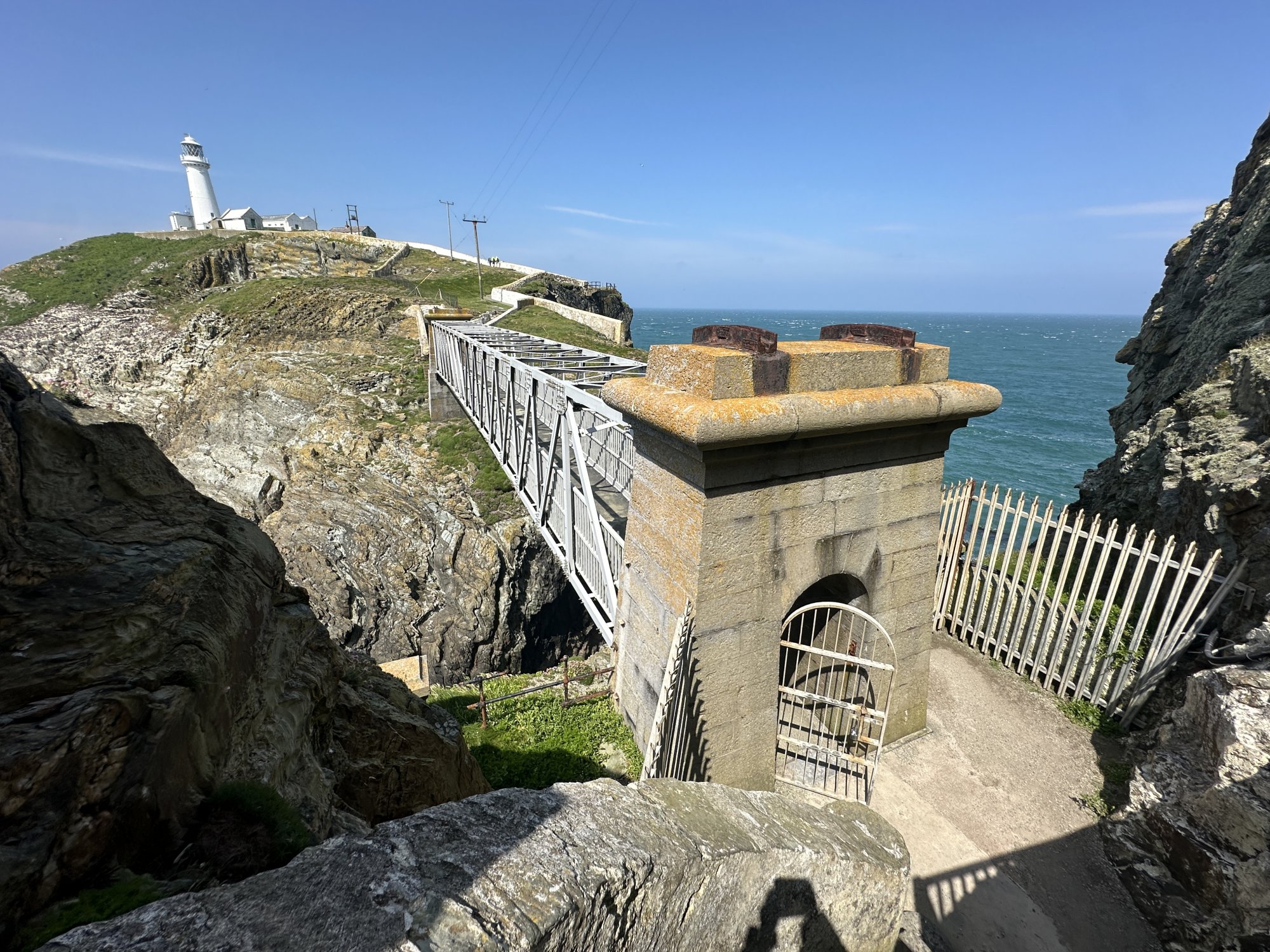North Stack lighthouse on Anglesay | Wild Camping for Motorhomes