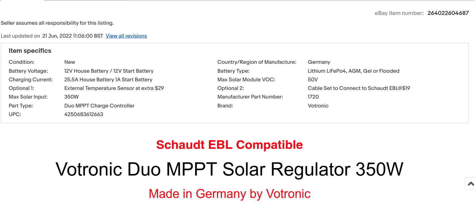 Advice on buying solar panel and MPPT controller | Wild Camping for ...